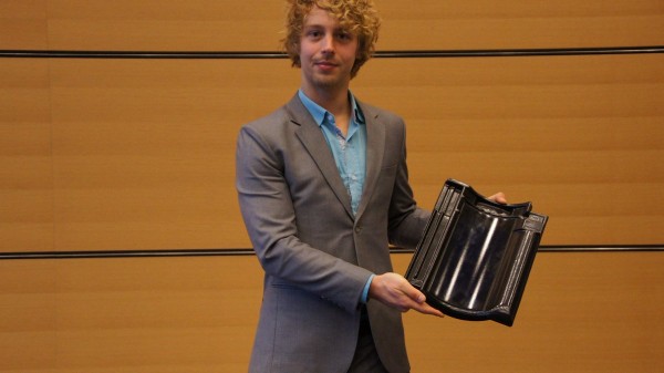 FlexSol solar roof tile is presented to the Energy Agreement committee