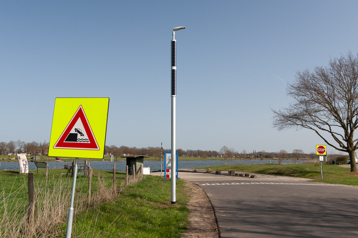 Flood proof Soluxio solar streetlights stayed working during floods