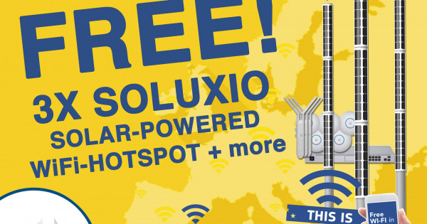 Get your free WiFi hotspots deal with WiFi4EU | Soluxio Connect
